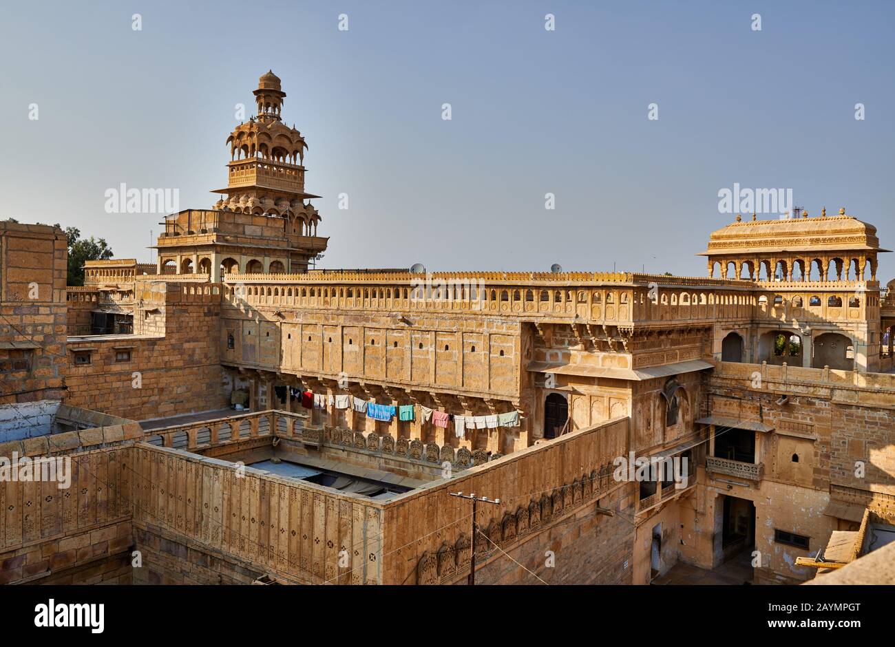 Tazia tower at Mandir Palace, Jaisalmer, Rajasthan, India Stock Photo ...