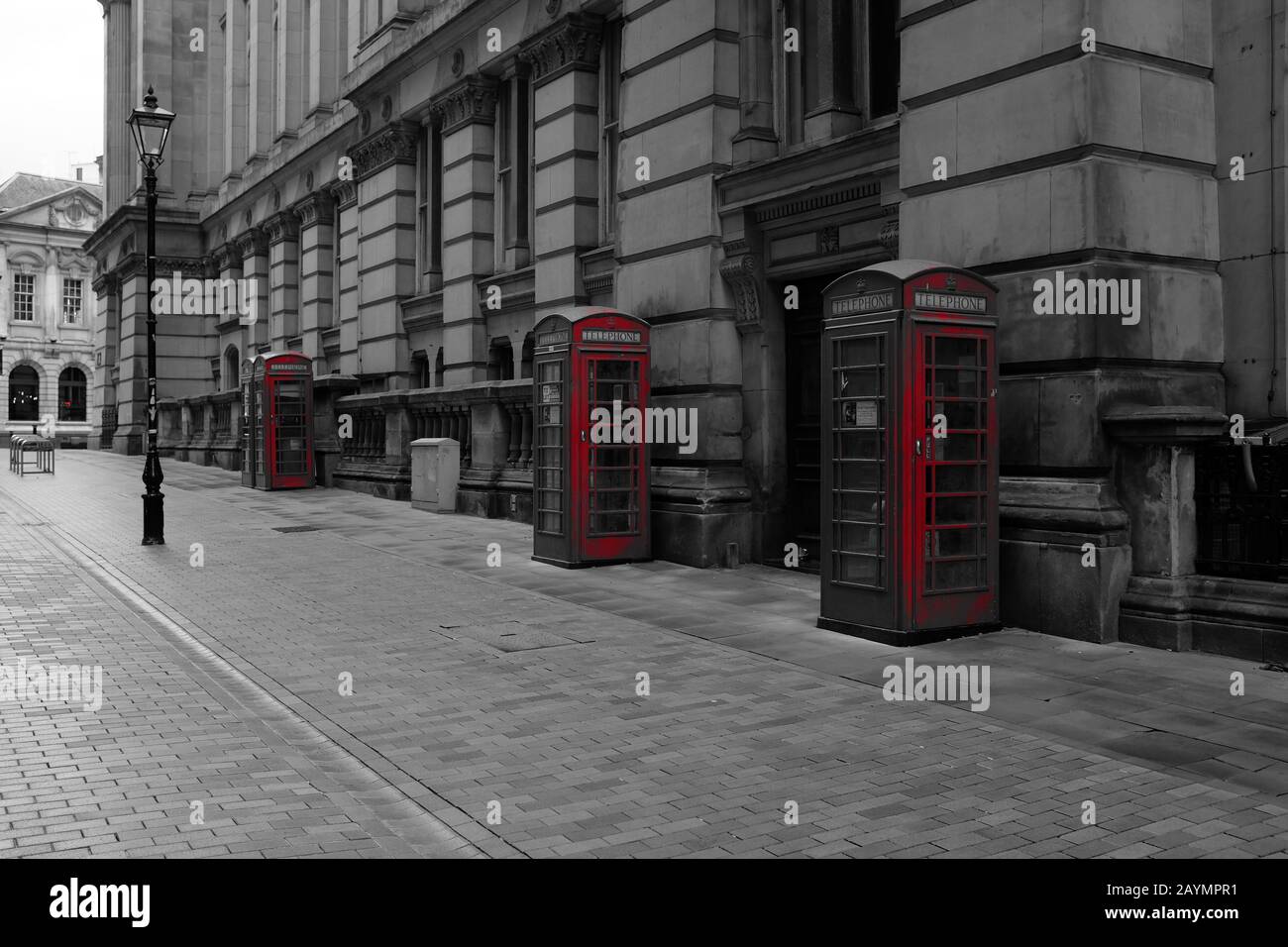 Red telephone box birmingham hi-res stock photography and images - Alamy