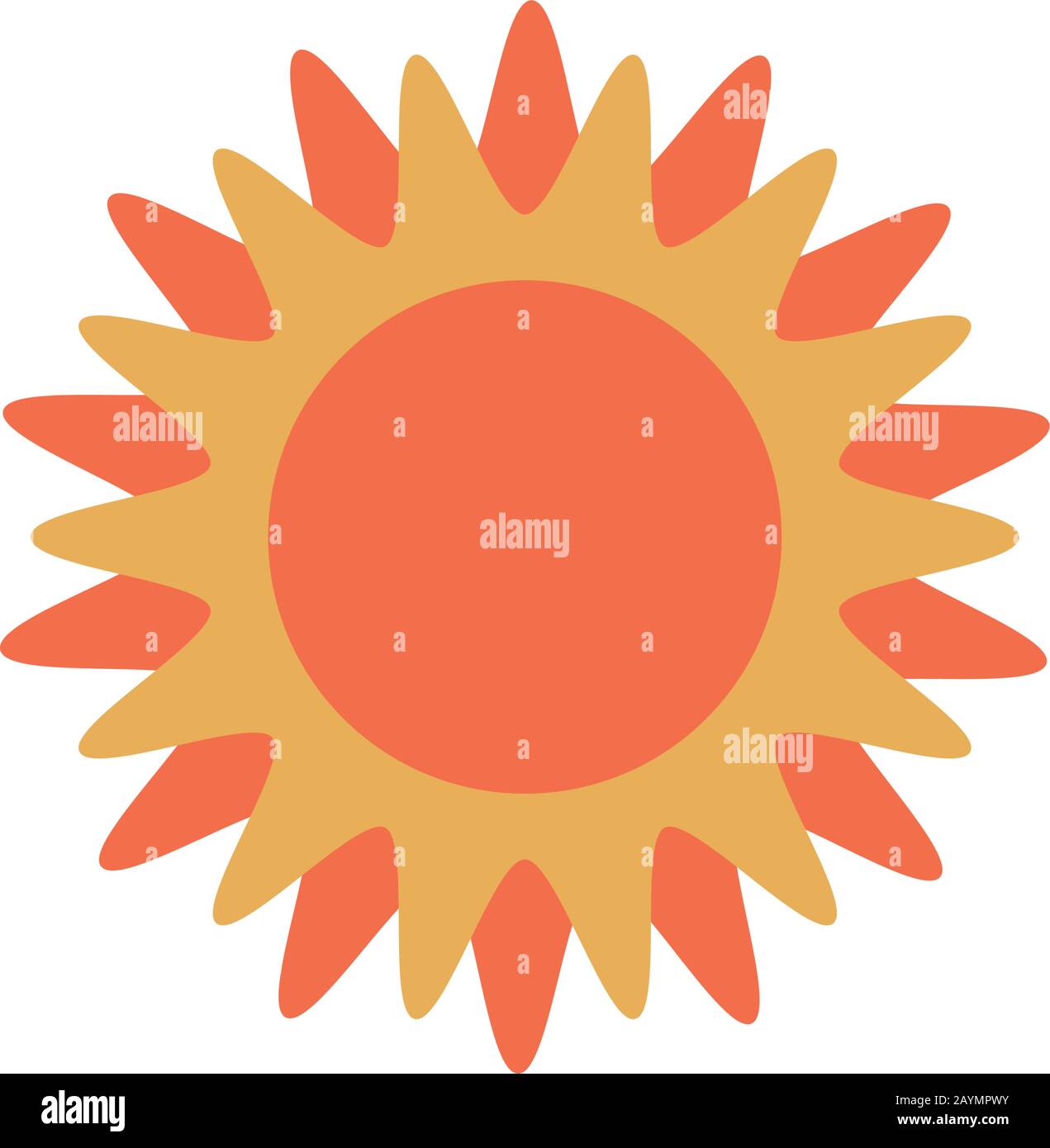 summer sun flat style icon Stock Vector Image & Art - Alamy