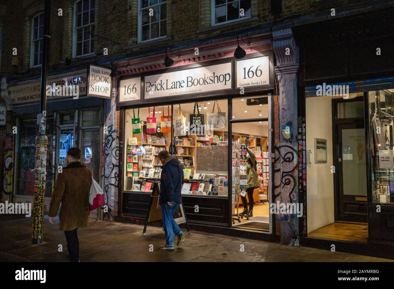 Brick lane bookshop hi-res stock photography and images - Alamy