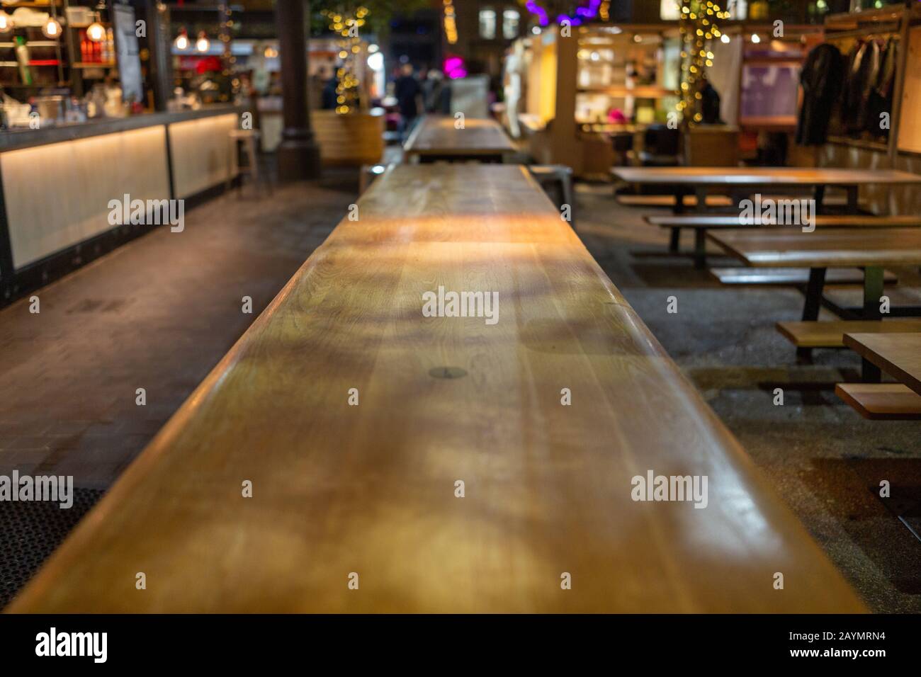 Spitalfields indoor Christmas Market, London Stock Photo - Alamy