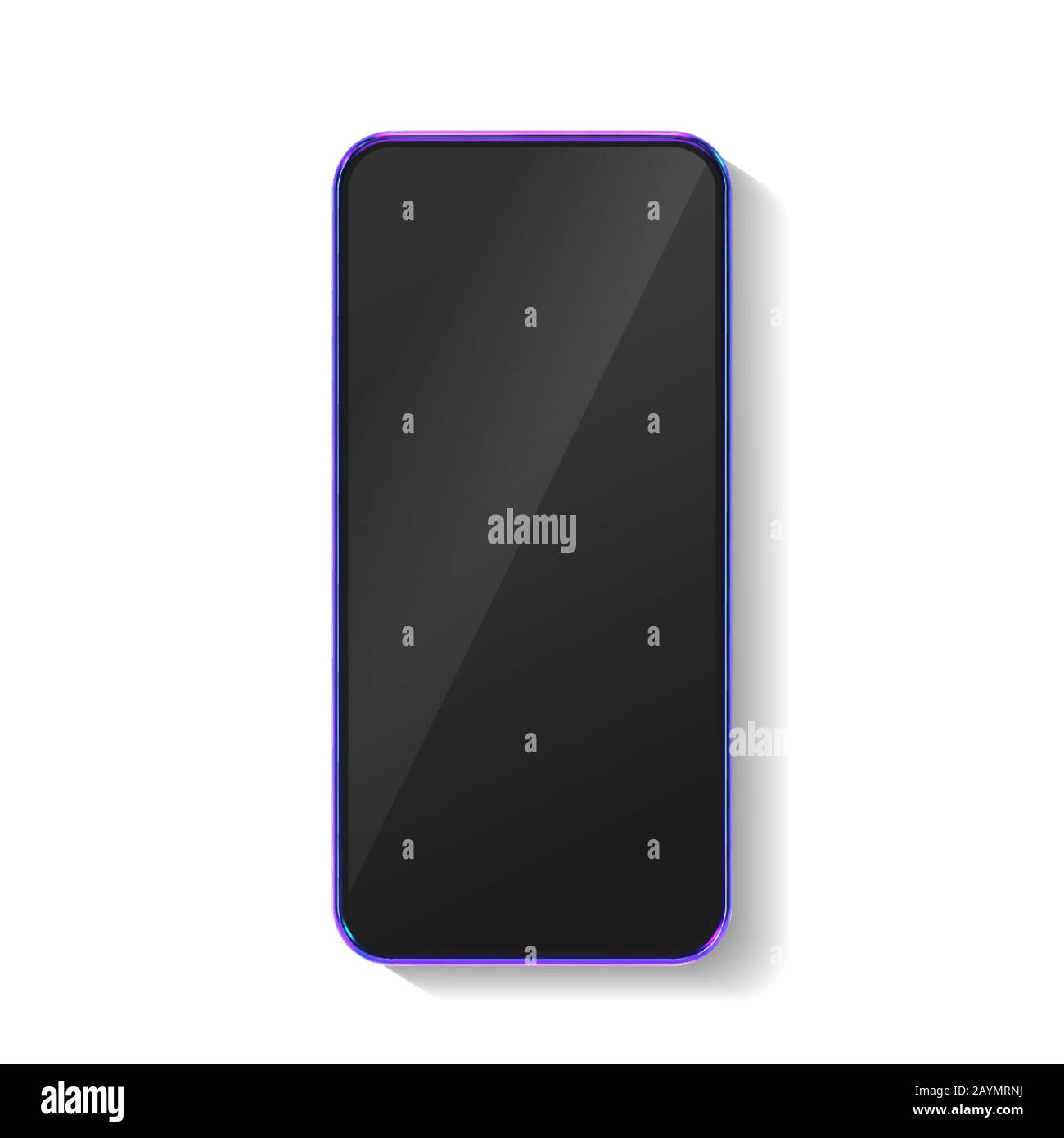 3D realistic colorful smartphone mockup. Template for infographics and ...