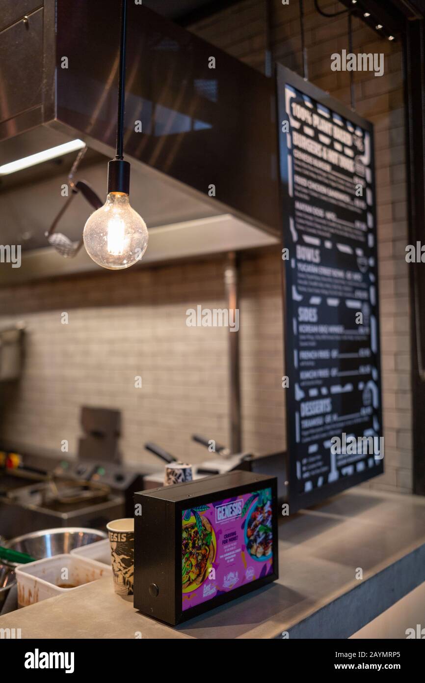 Spitalfields indoor Christmas Market, London Stock Photo - Alamy