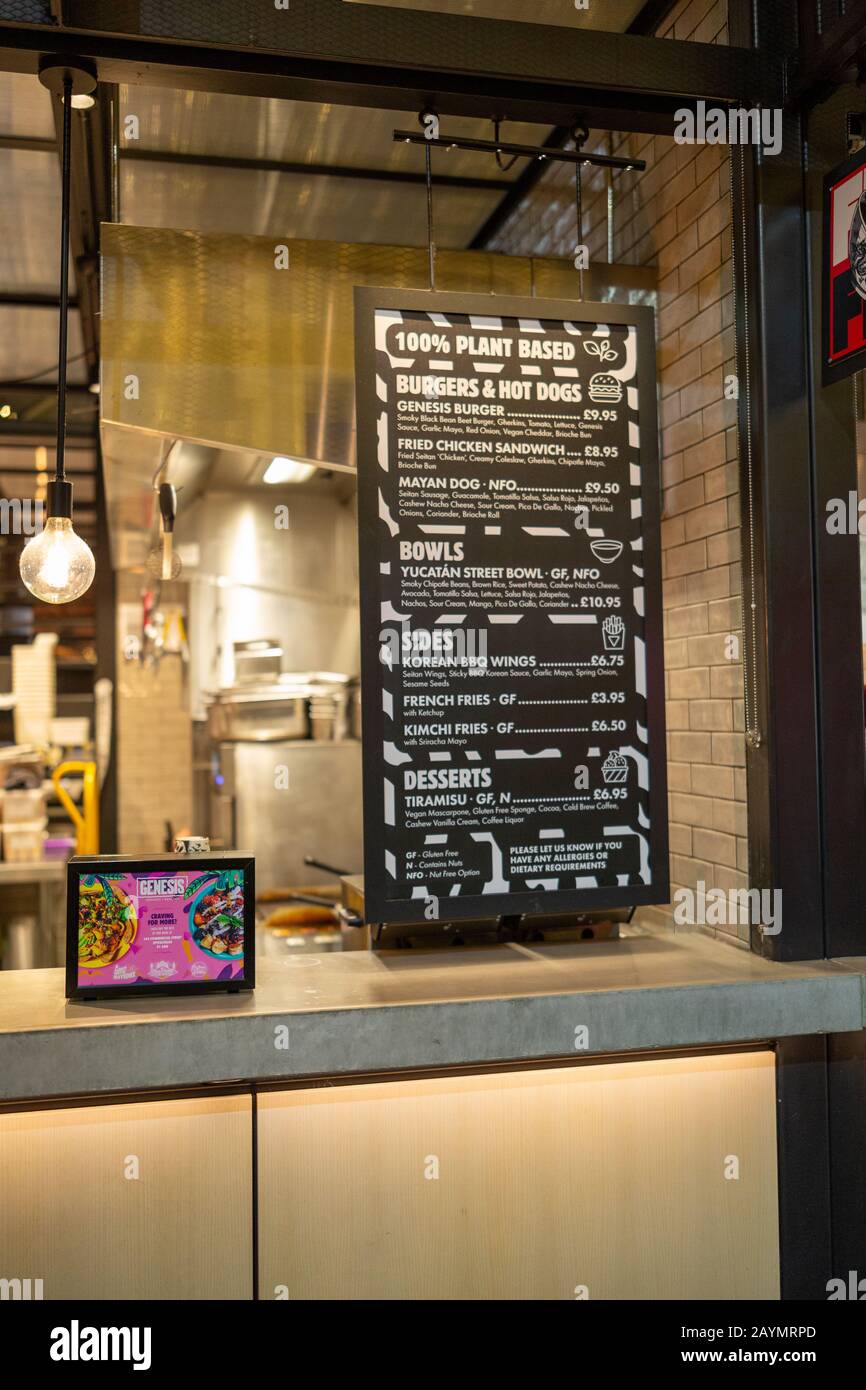 Spitalfields indoor Christmas Market, London Stock Photo - Alamy