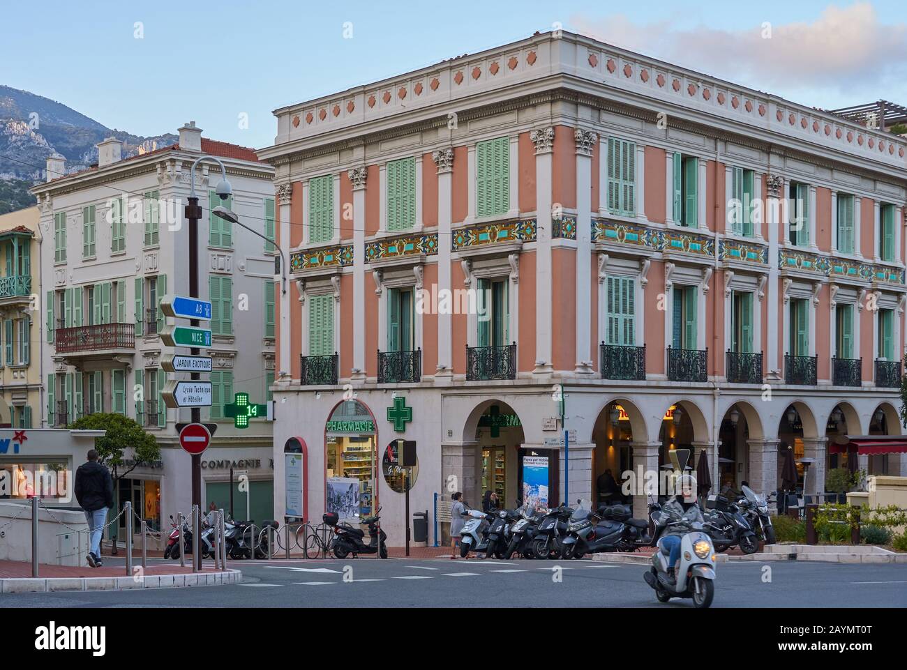 Old town monaco walking hi-res stock photography and images - Alamy