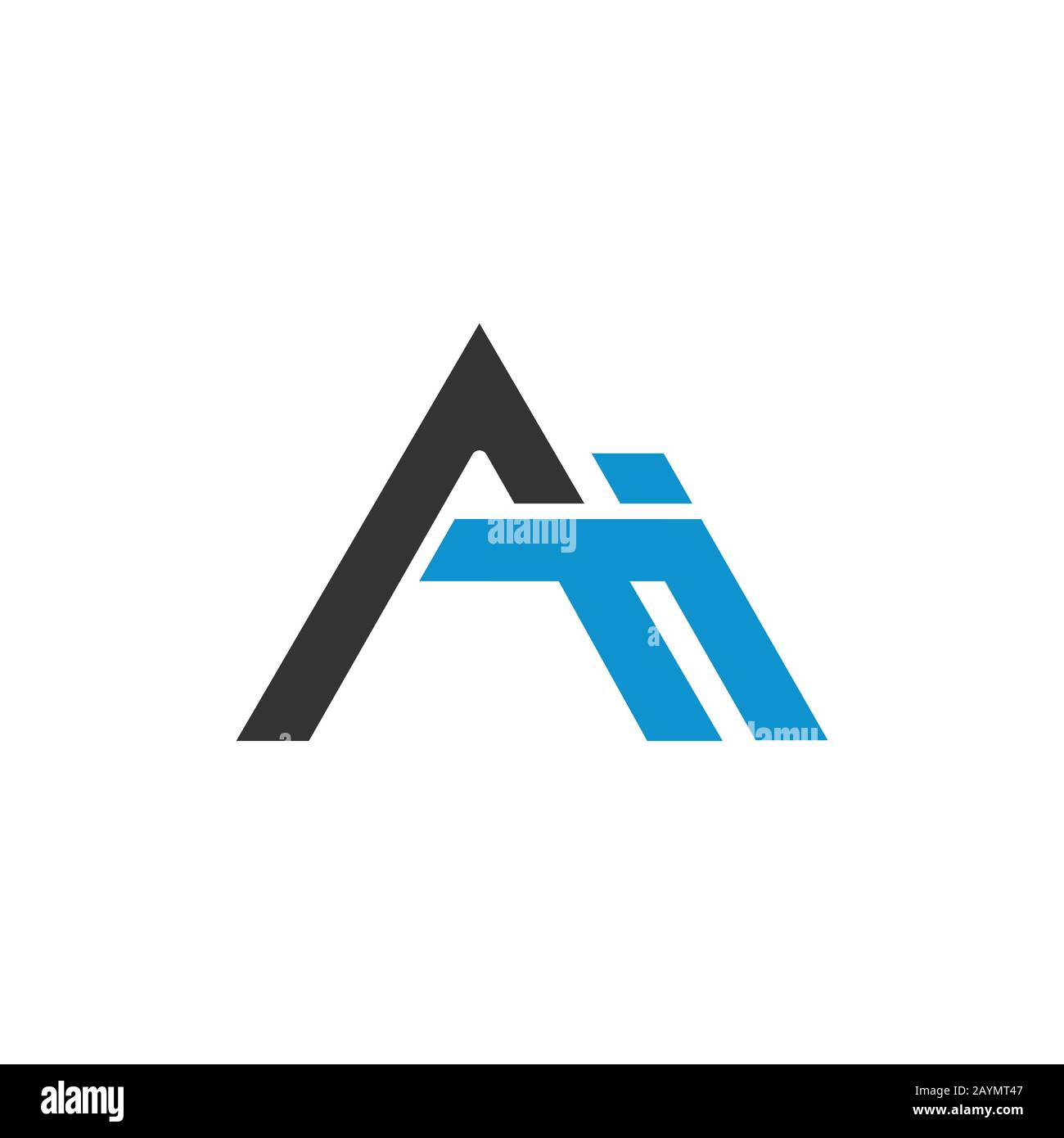 Initial letter af or fa logo design template Stock Vector Image & Art ...