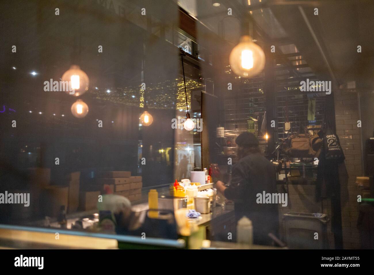 Spitalfields indoor Christmas Market, London Stock Photo - Alamy