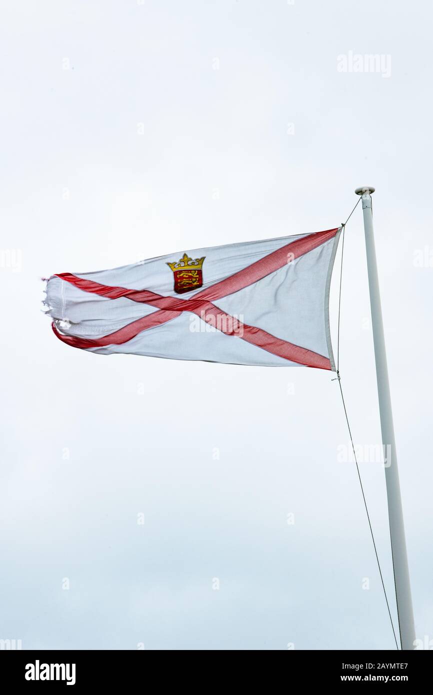 Jersey storm channel islands hi-res stock photography and images - Alamy