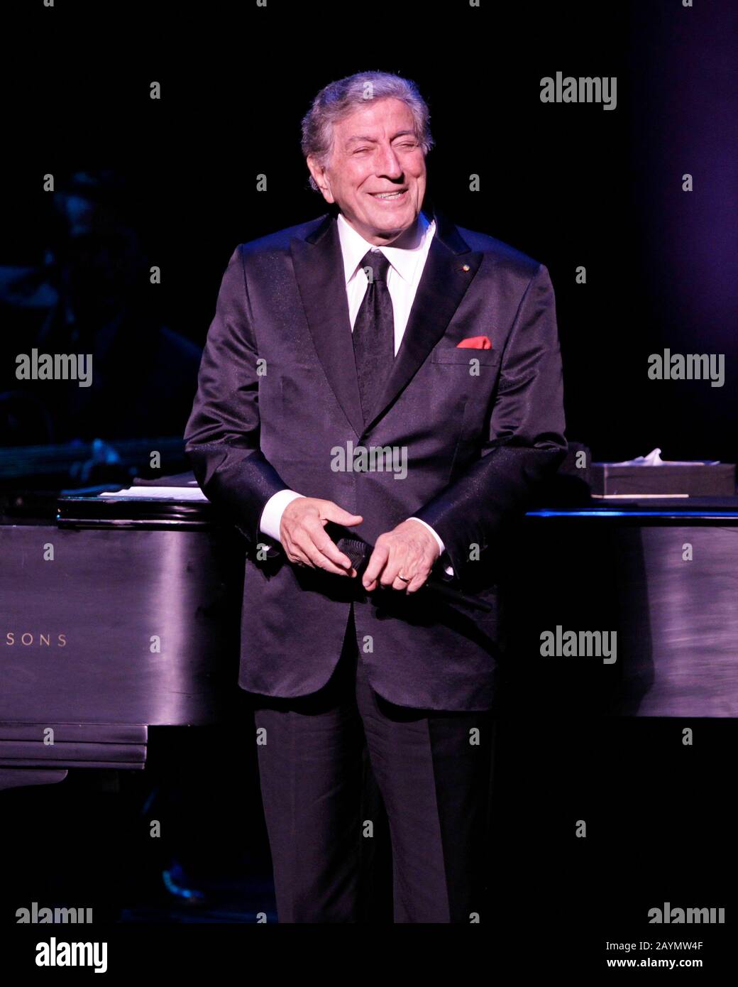 Tony Bennett performs at the Broward Center for the Performing Arts in ...