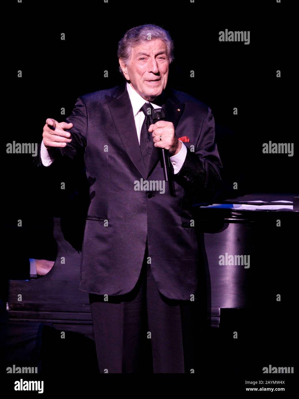Tony Bennett performs at the Broward Center for the Performing Arts in ...