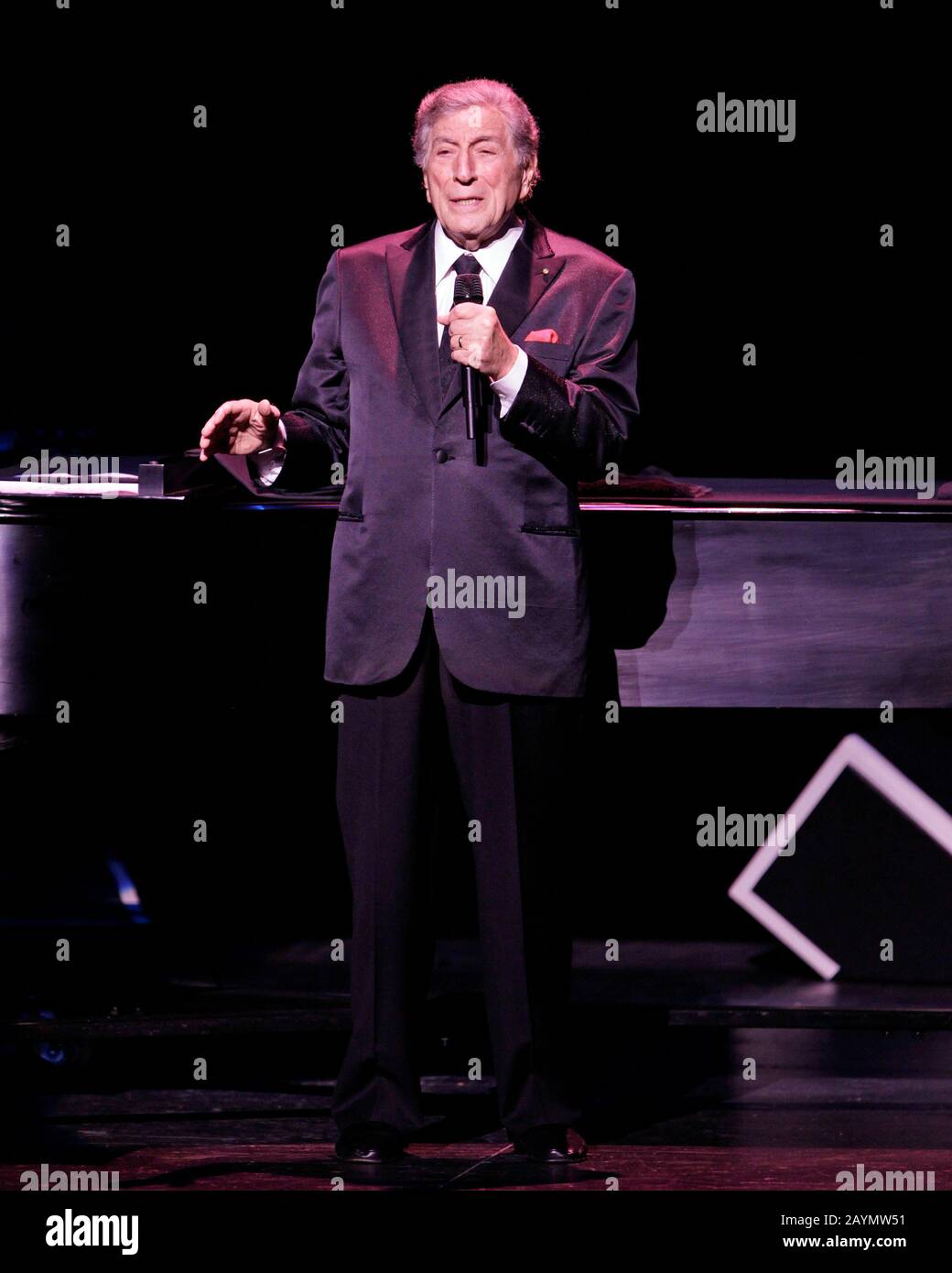 Tony Bennett performs at the Broward Center for the Performing Arts in ...