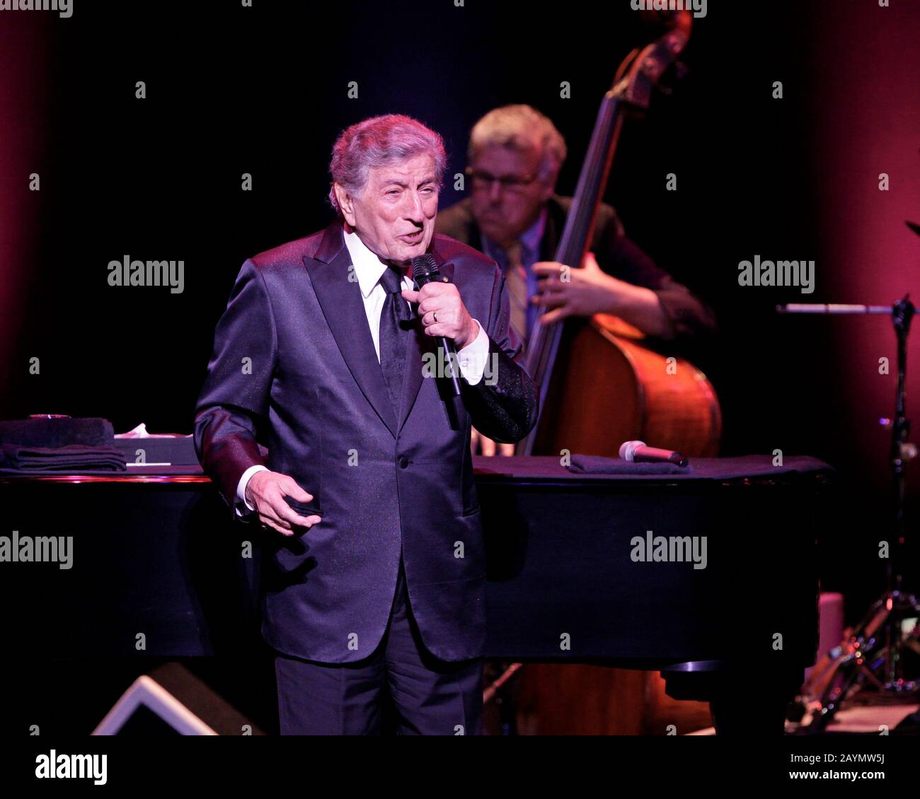 Tony Bennett performs at the Broward Center for the Performing Arts in ...
