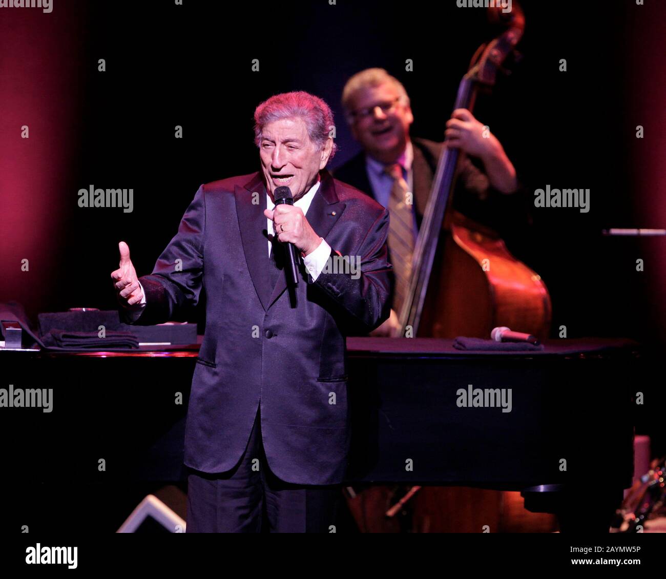 Tony Bennett performs at the Broward Center for the Performing Arts in ...