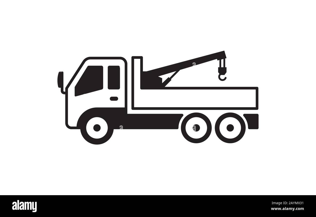 crane truck illustration Stock Vector Image & Art - Alamy
