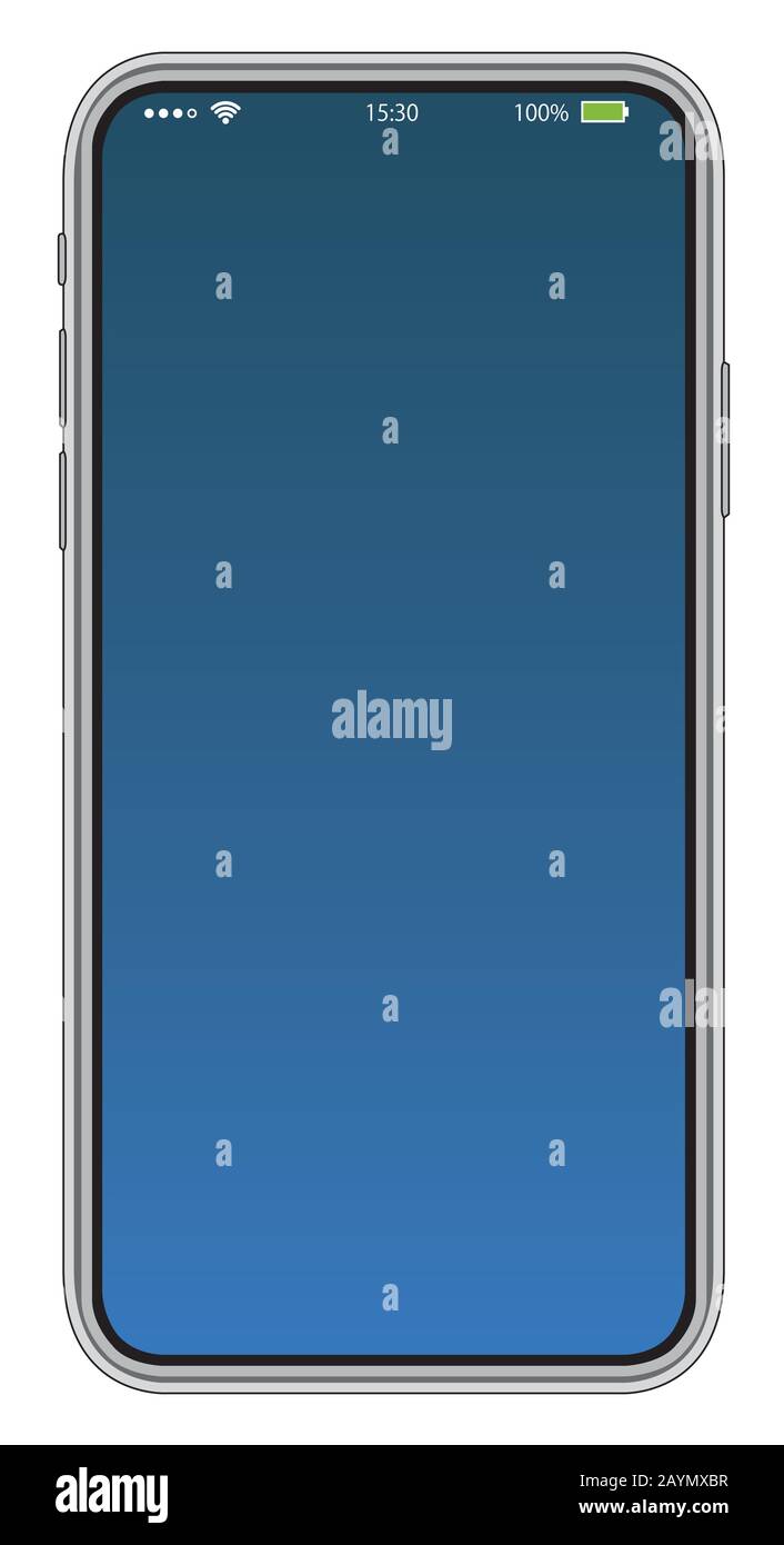 Mock up empty screen Cut Out Stock Images & Pictures - Alamy