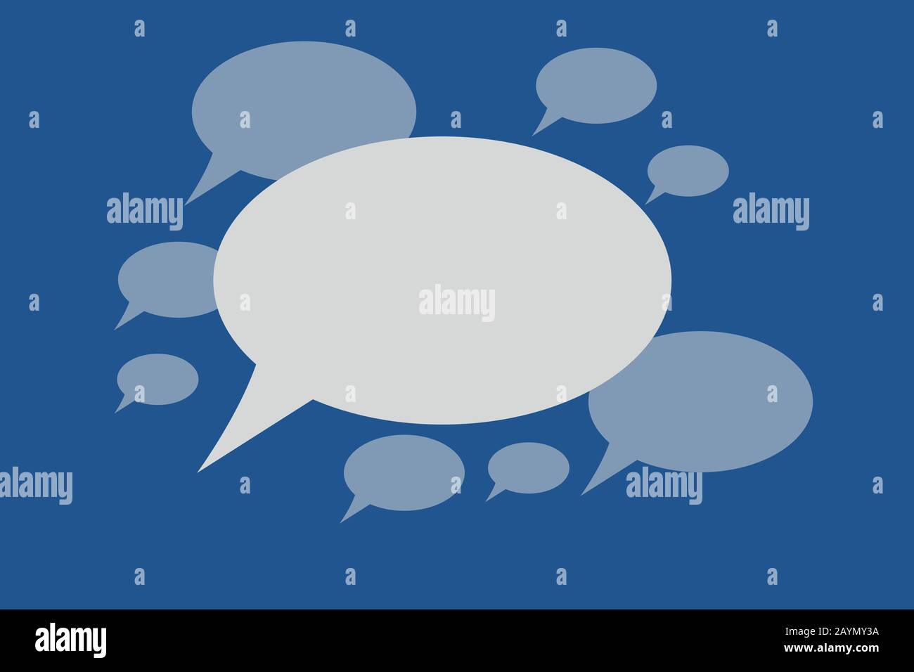 Talk concept speech bubbles Vector Illustration Stock Vector Image & Art - Alamy