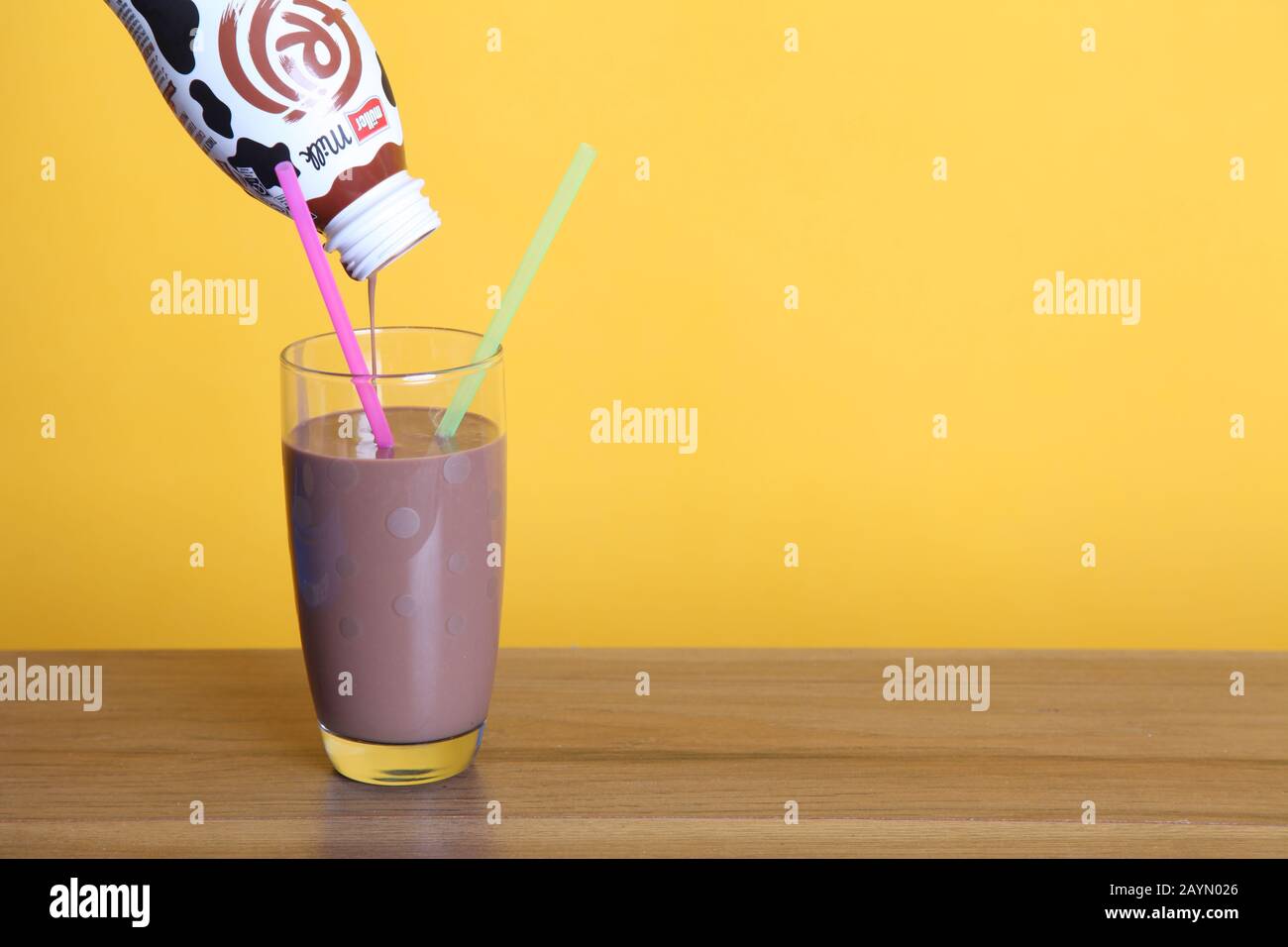 Muller frijj milk hi-res stock photography and images - Alamy