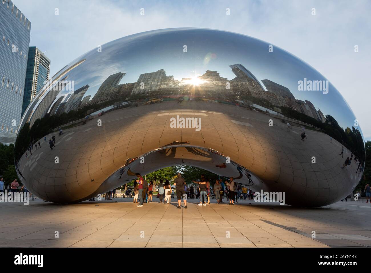 Cloud Gate ( The Bean ) Chicago, USA Stock Photo - Alamy