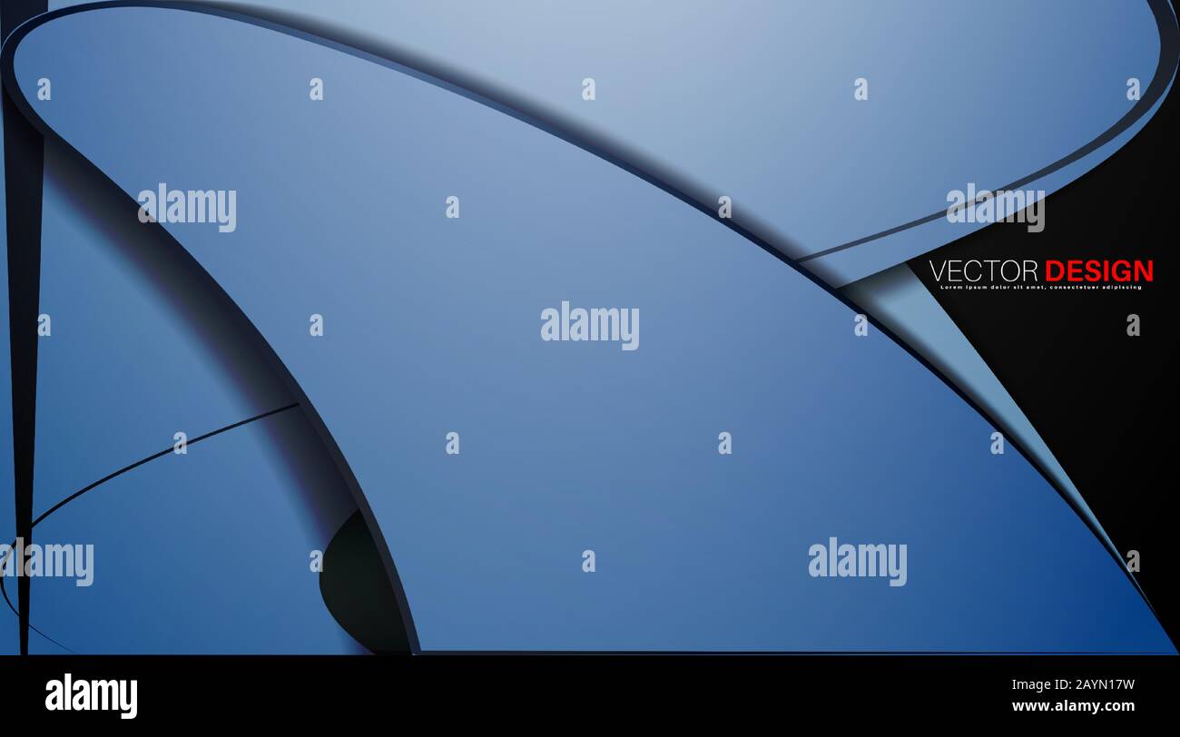 Vector design background. Creative abstract wave concept layout ...