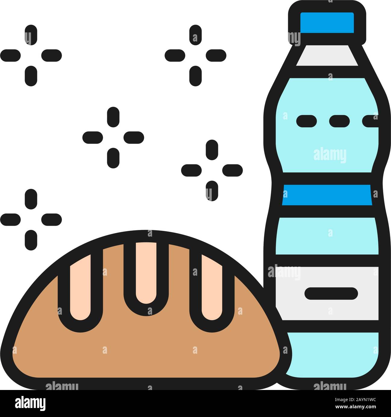 Charity icon colored outline Stock Vector Images - Alamy