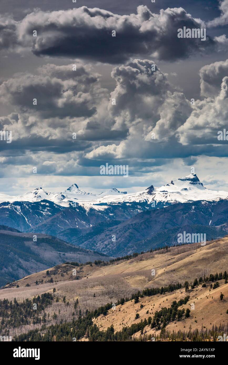 Wetterhorn Peak, Matterhorn Peak, Uncompahgre Peak in San Juan ...