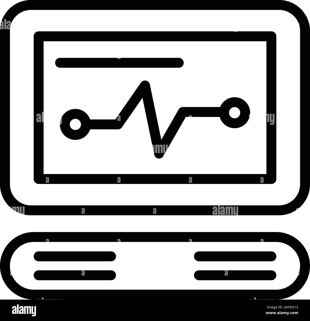 Cardio equipment icon, outline style Stock Vector Image & Art - Alamy