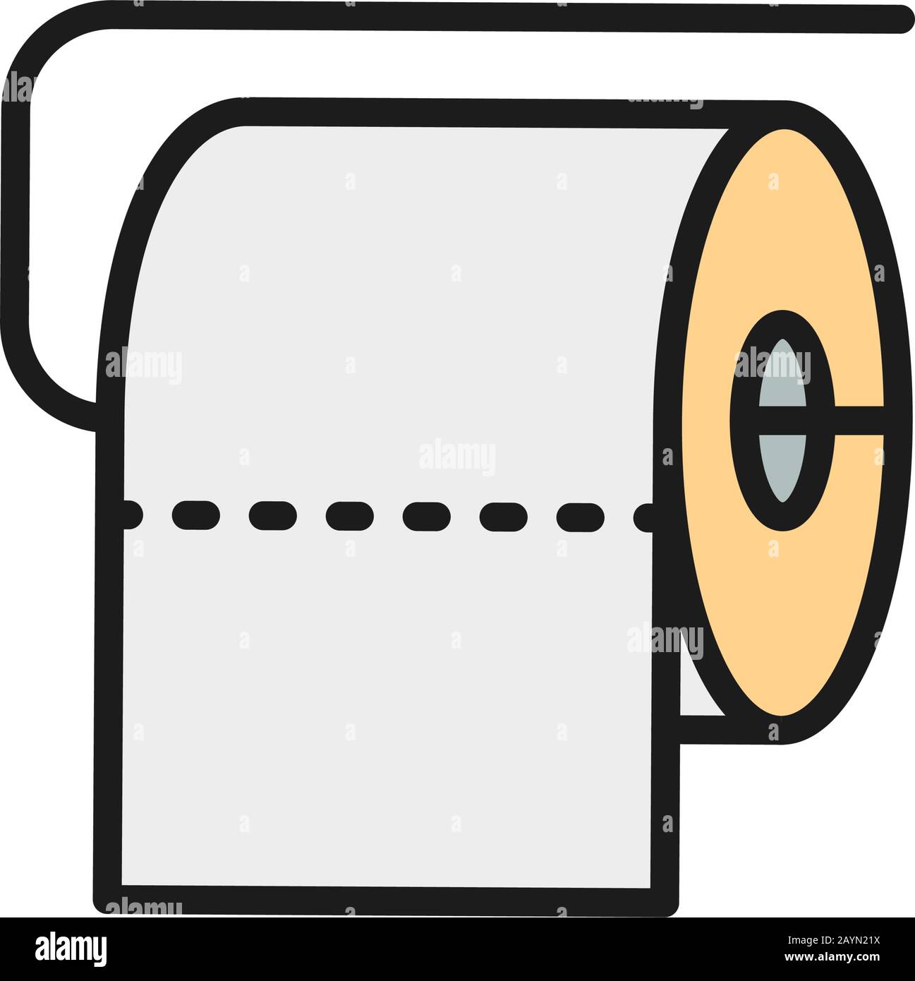 Rolled paper circle Stock Vector Images - Alamy