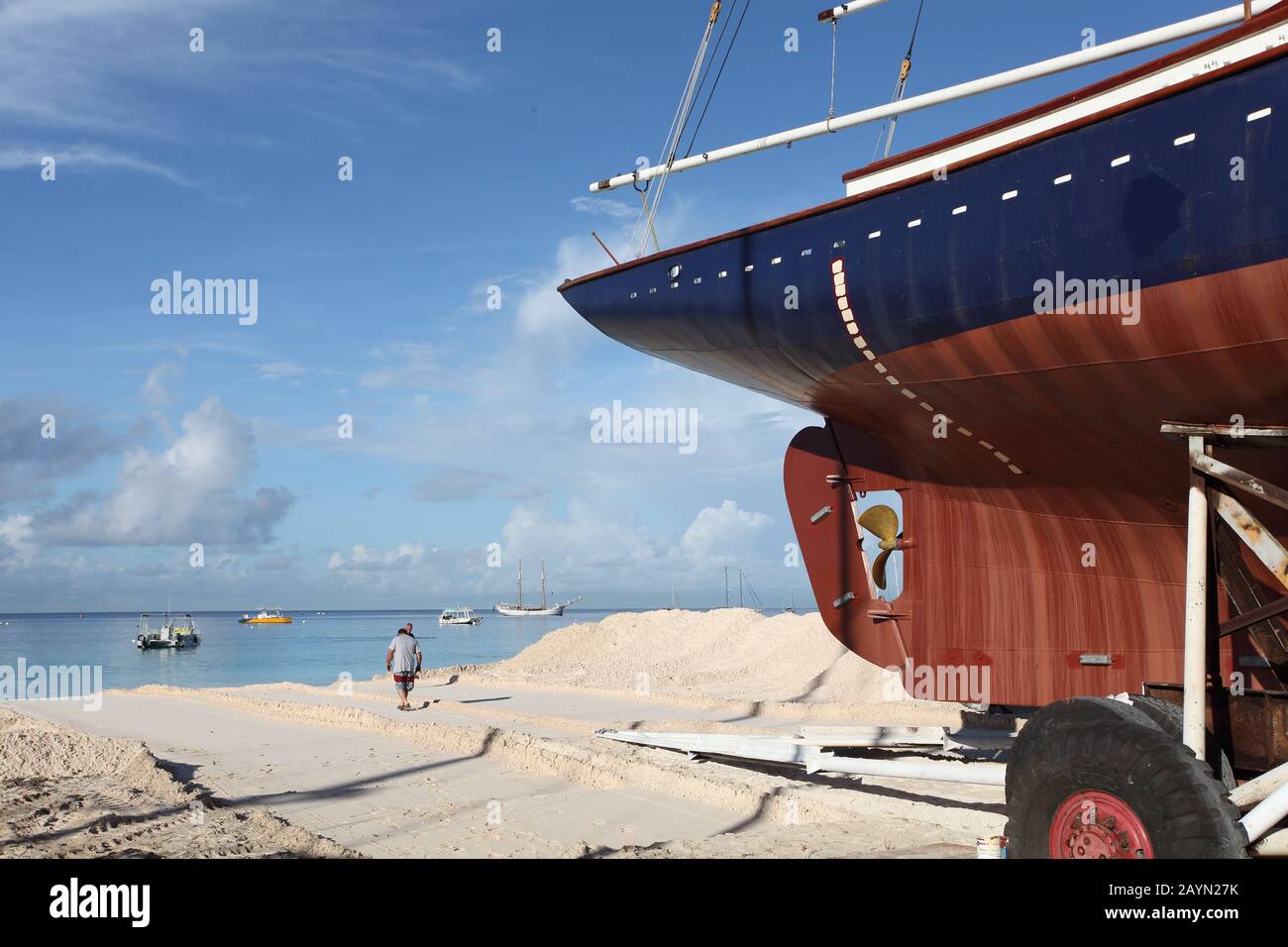 Barbados Photos promotion, Schooner Ruth Launch Stock Photo - Alamy