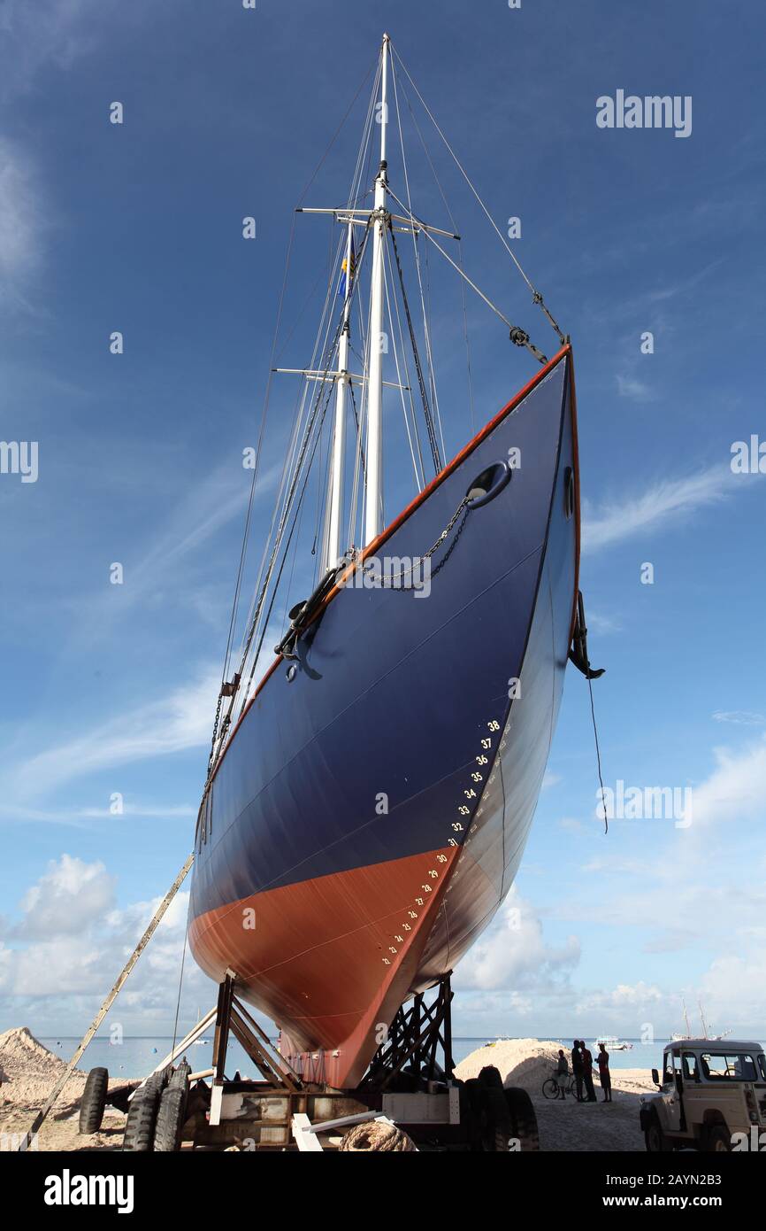 Barbados Photos promotion, Schooner Ruth Launch Stock Photo - Alamy