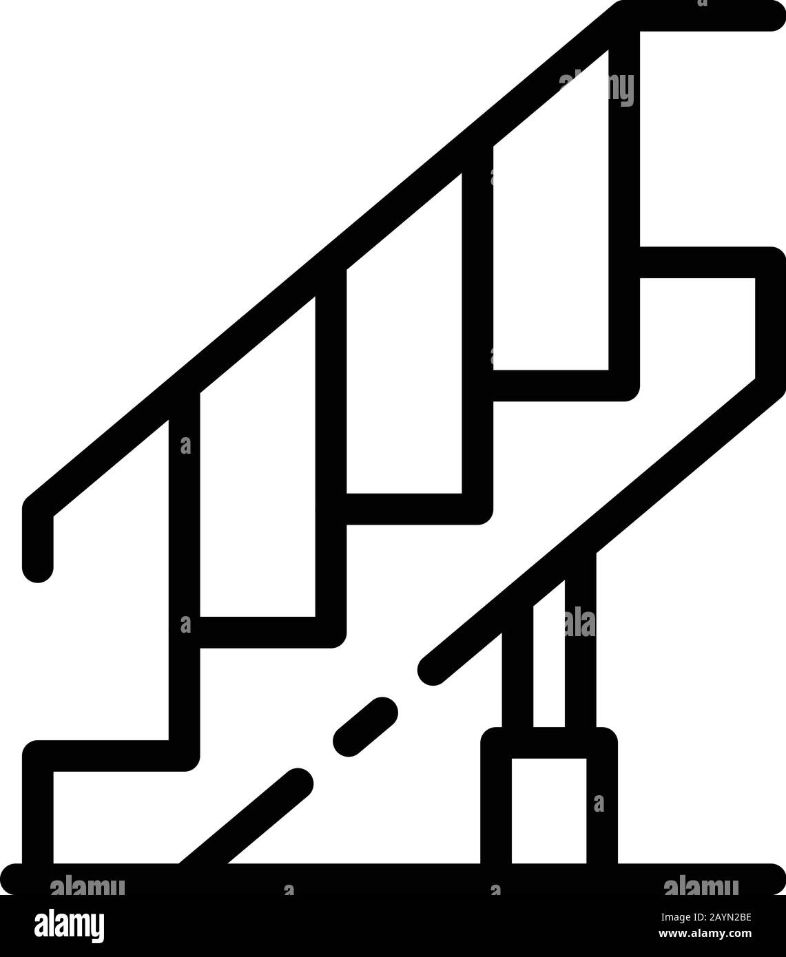 Residential interior stairs Cut Out Stock Images & Pictures - Alamy