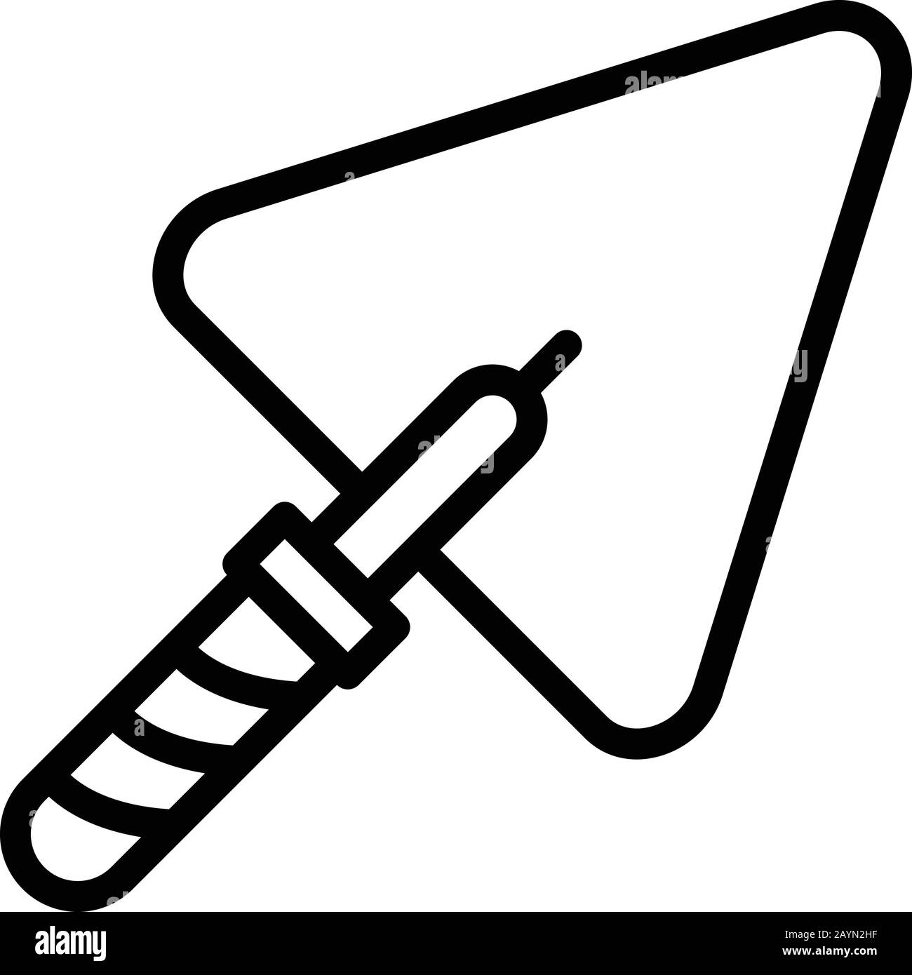 Cement trowel icon, outline style Stock Vector Image & Art - Alamy