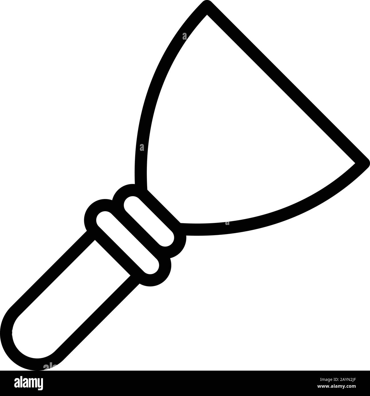 Metal spatula icon, outline style Stock Vector Image & Art - Alamy