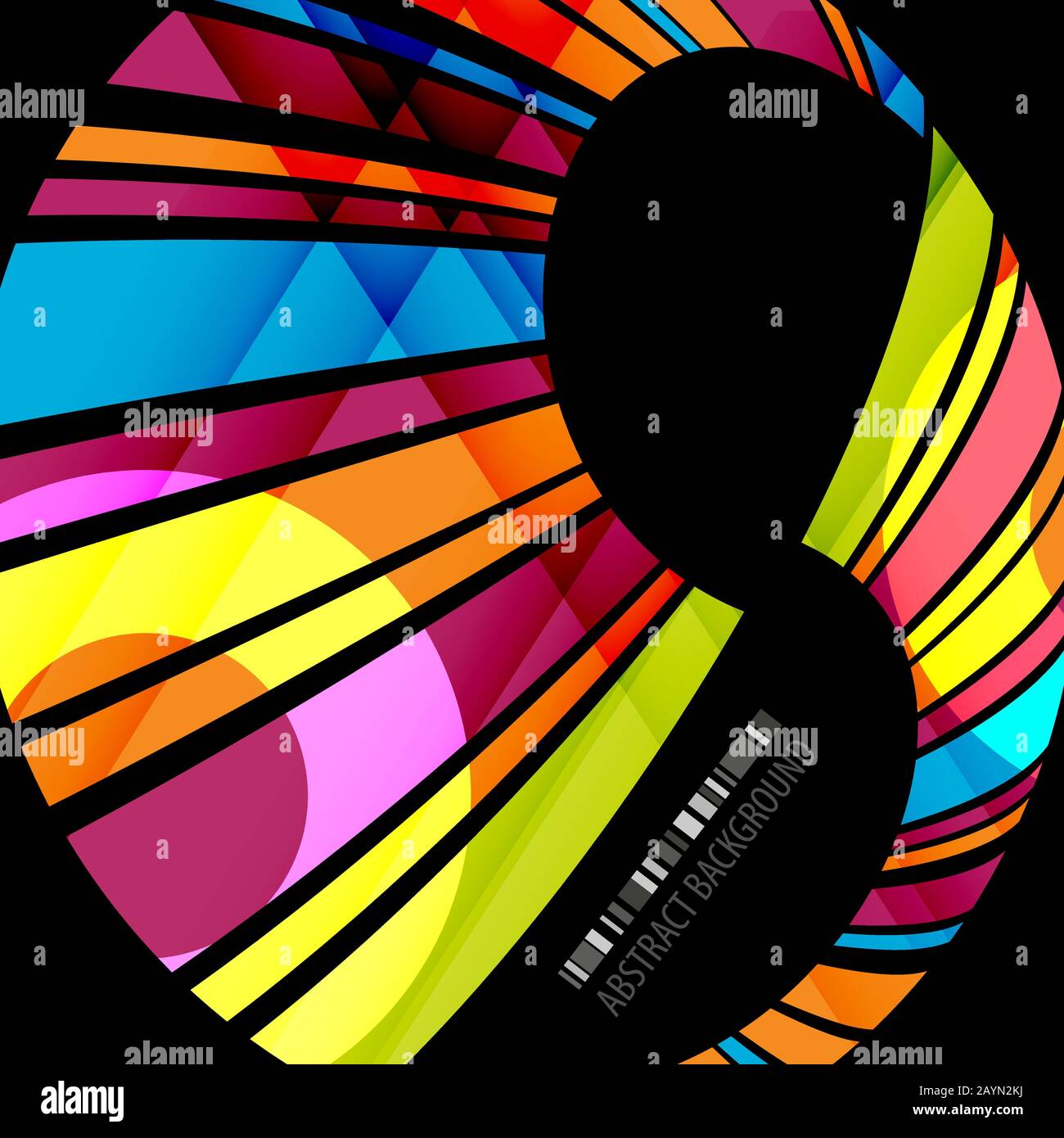 Abstract colorful background graphics template with blended multiple ...