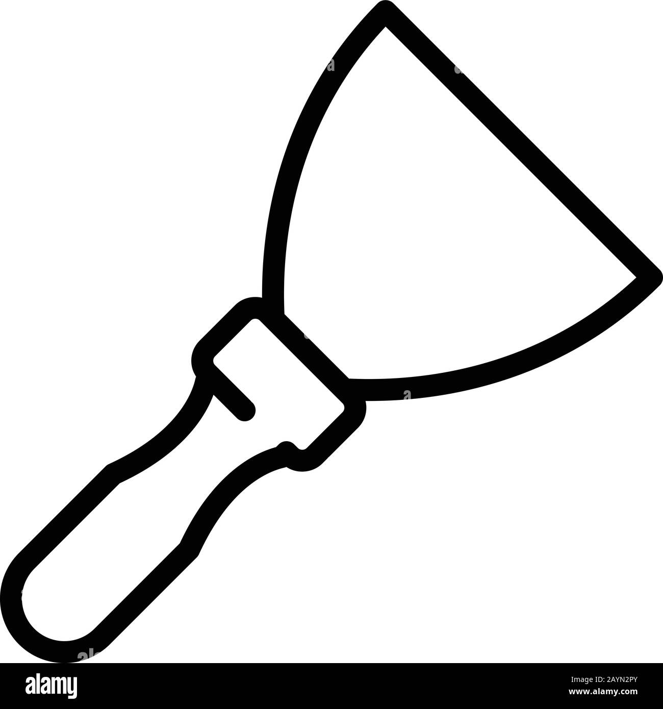 Hand trowel icon, outline style Stock Vector Image & Art - Alamy