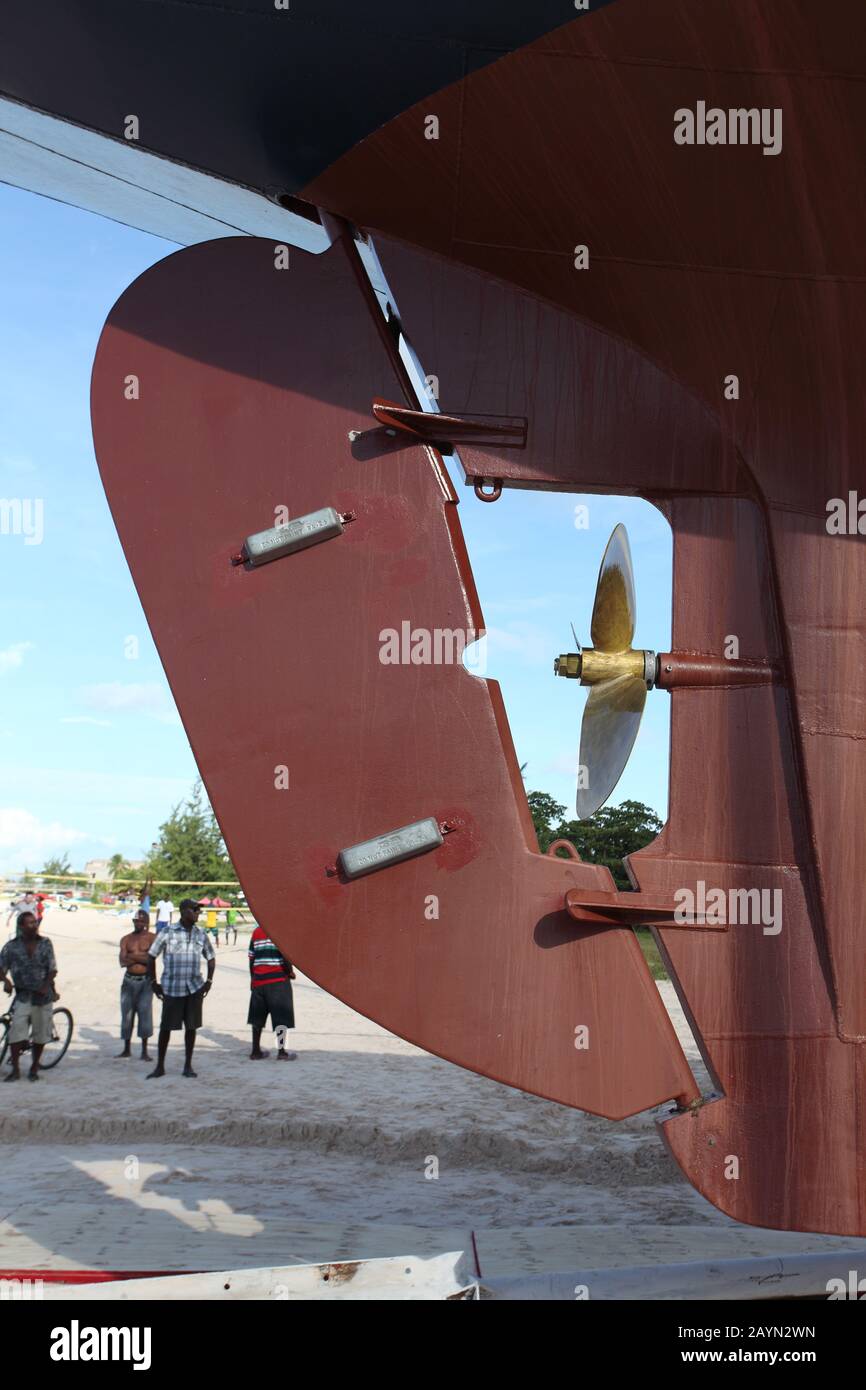 Barbados Photos promotion, Schooner Ruth Launch Stock Photo - Alamy