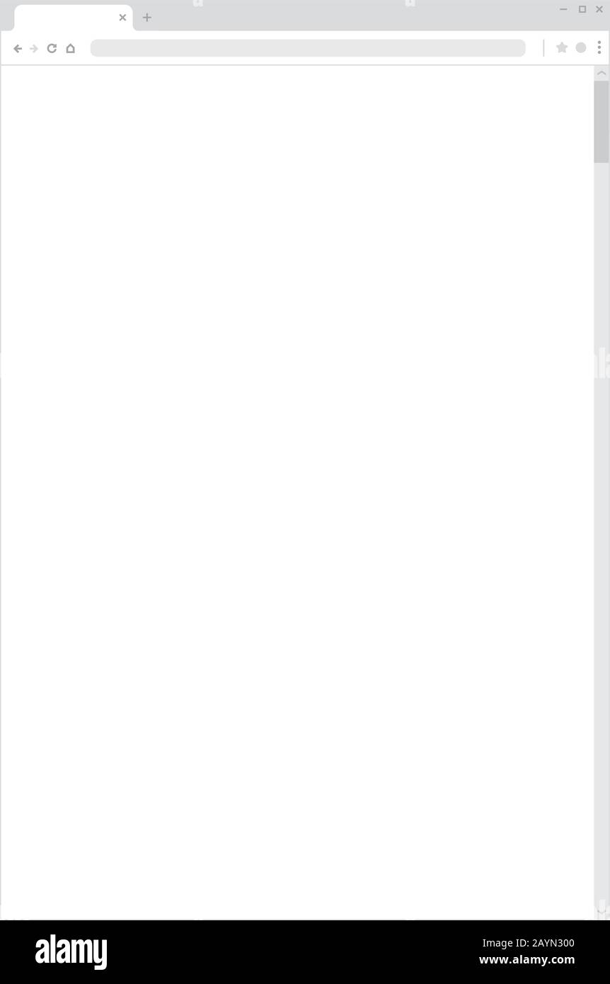 Browser window mockup simple Cut Out Stock Images & Pictures - Alamy