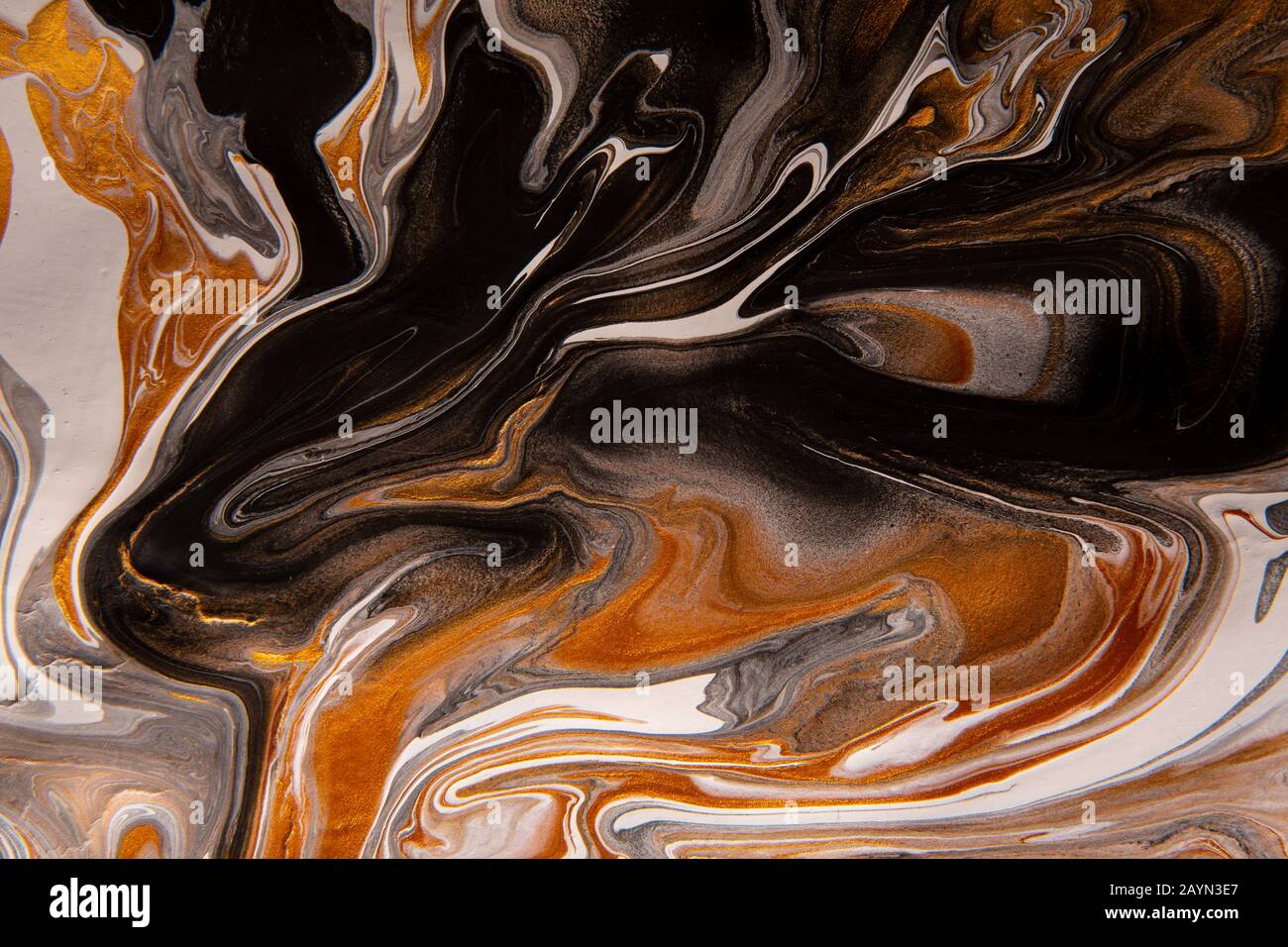 Ink colors bright, luminous, brown with black Stock Photo - Alamy