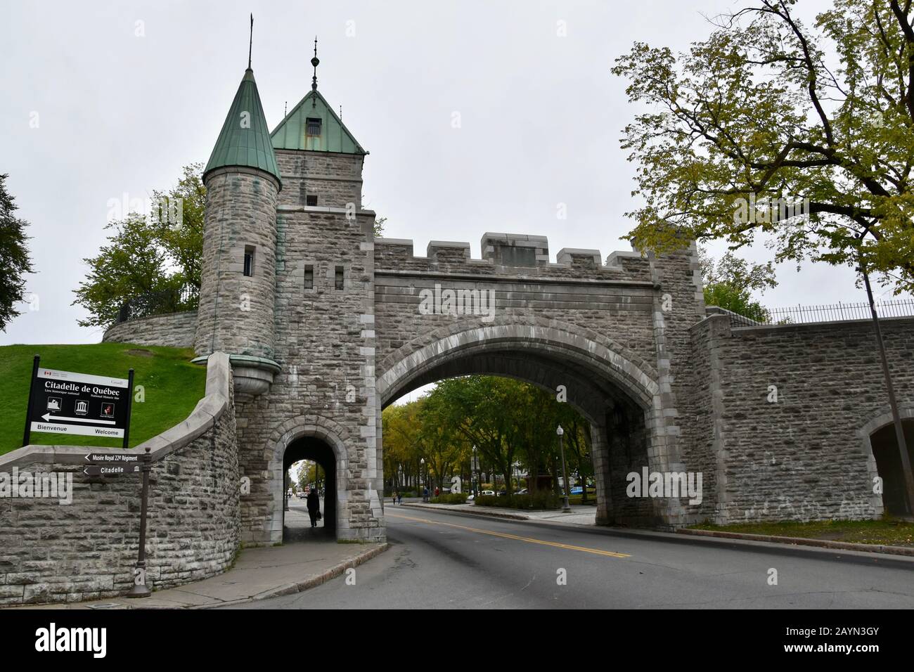 The Gates of Quebec City, one of the only walled cities in North ...