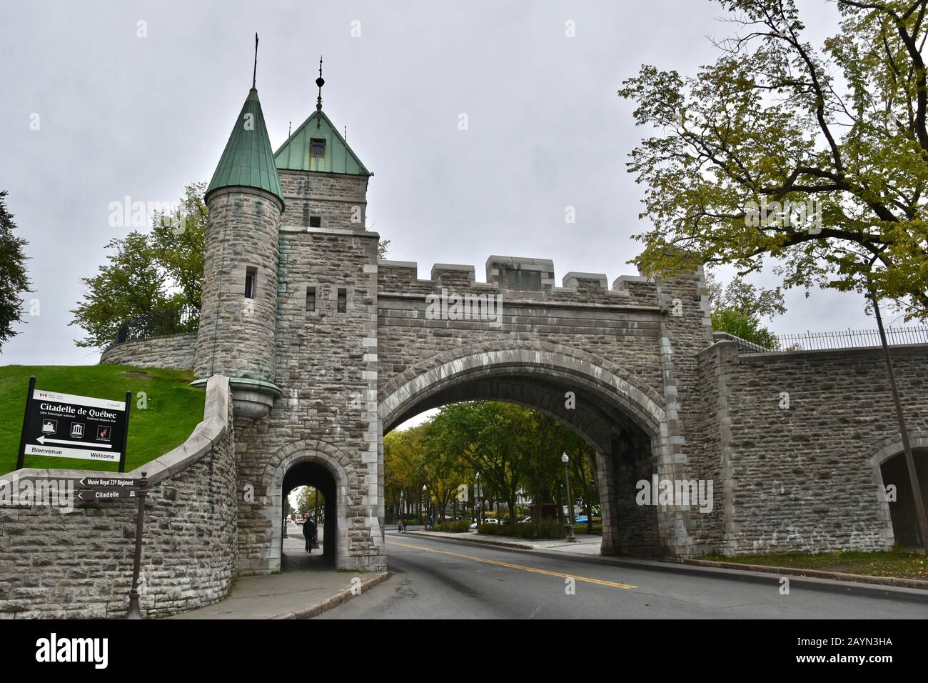 The Gates of Quebec City, one of the only walled cities in North ...