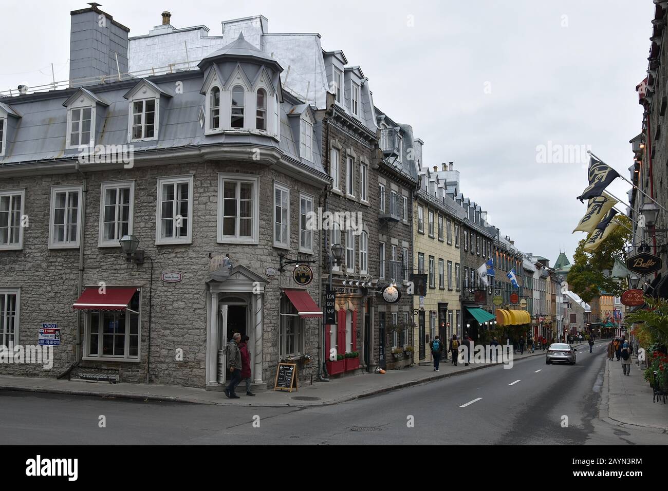 Sights around Quebec City, the capitol of Quebec, Canada Stock Photo ...