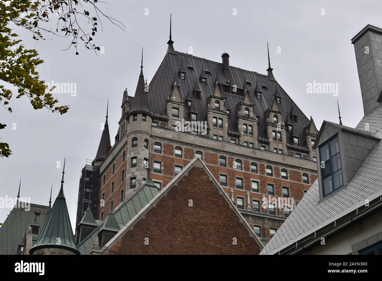 Fairmont Le Château Frontenac, Ville de Quebec, Quebec, Canada Stock ...