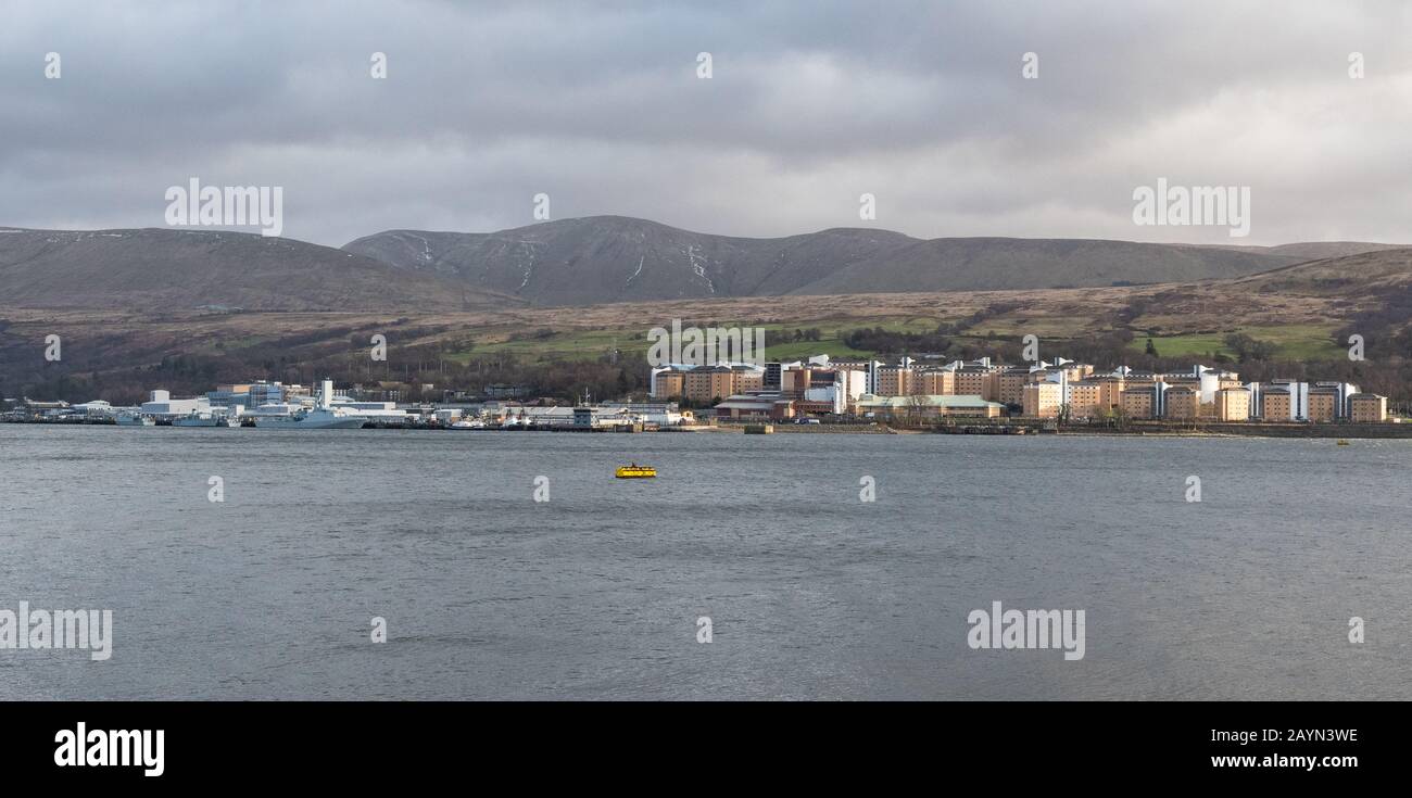 Hmnb clyde faslane hi-res stock photography and images - Alamy