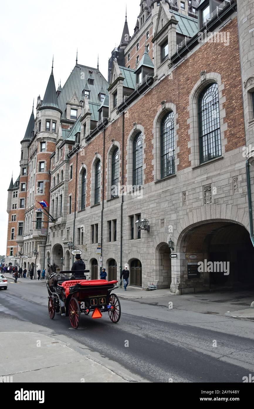 Fairmont Le Château Frontenac, Ville de Quebec, Quebec, Canada Stock ...