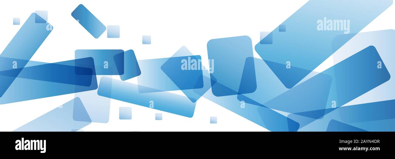 Abstract vector banner, concept of cold. Color geometric background ...