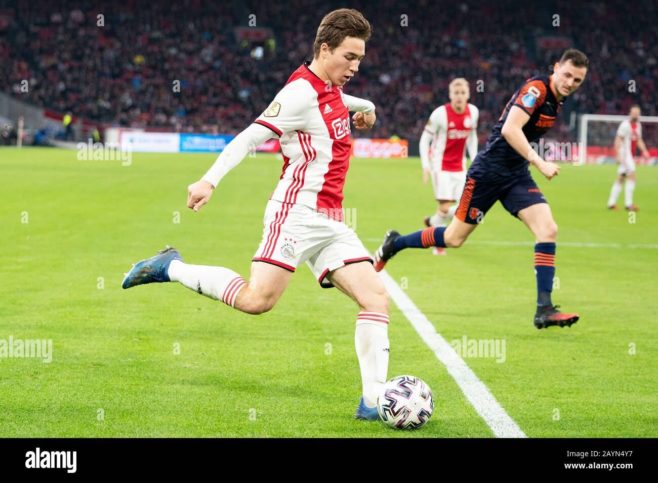 Amsterdam, Netherlands. 16th Feb, 2020. AMSTERDAM, 16-02-2020, JohanCruyff Arena, Season 2019/ ...