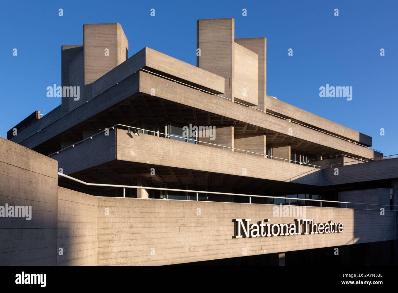 Brutalist architecture national theatre hi-res stock photography and ...