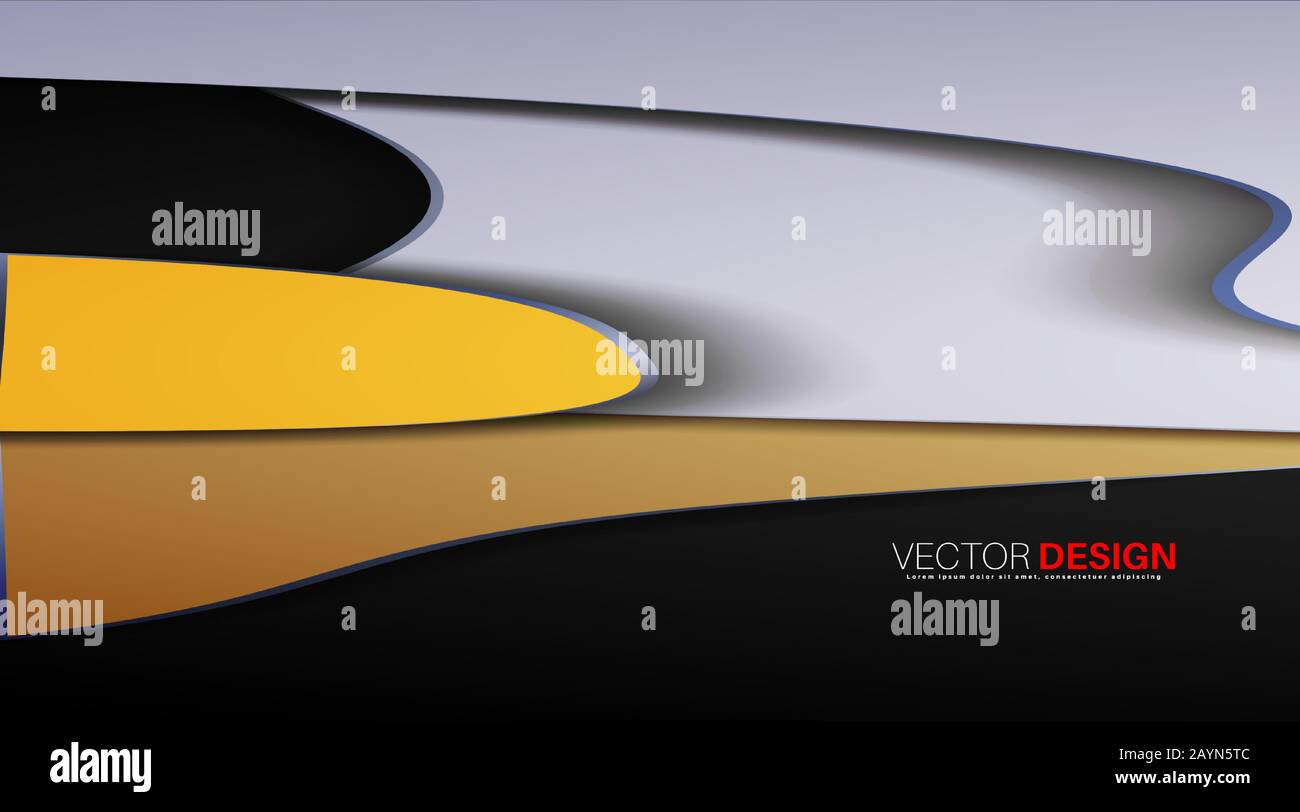 Vector design background. Creative abstract wave concept layout ...