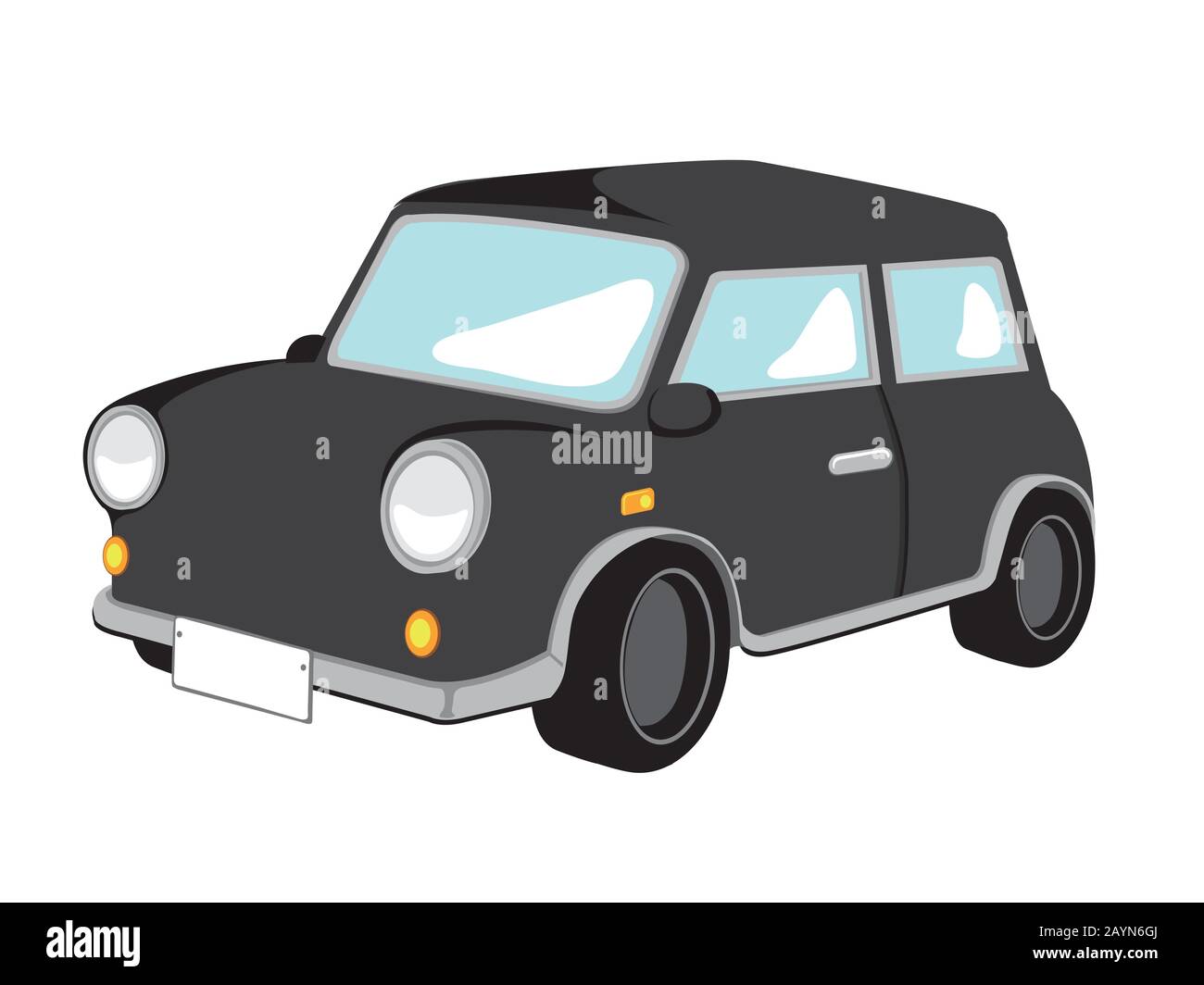Cartoon mini car vector illustration Stock Vector Image & Art - Alamy