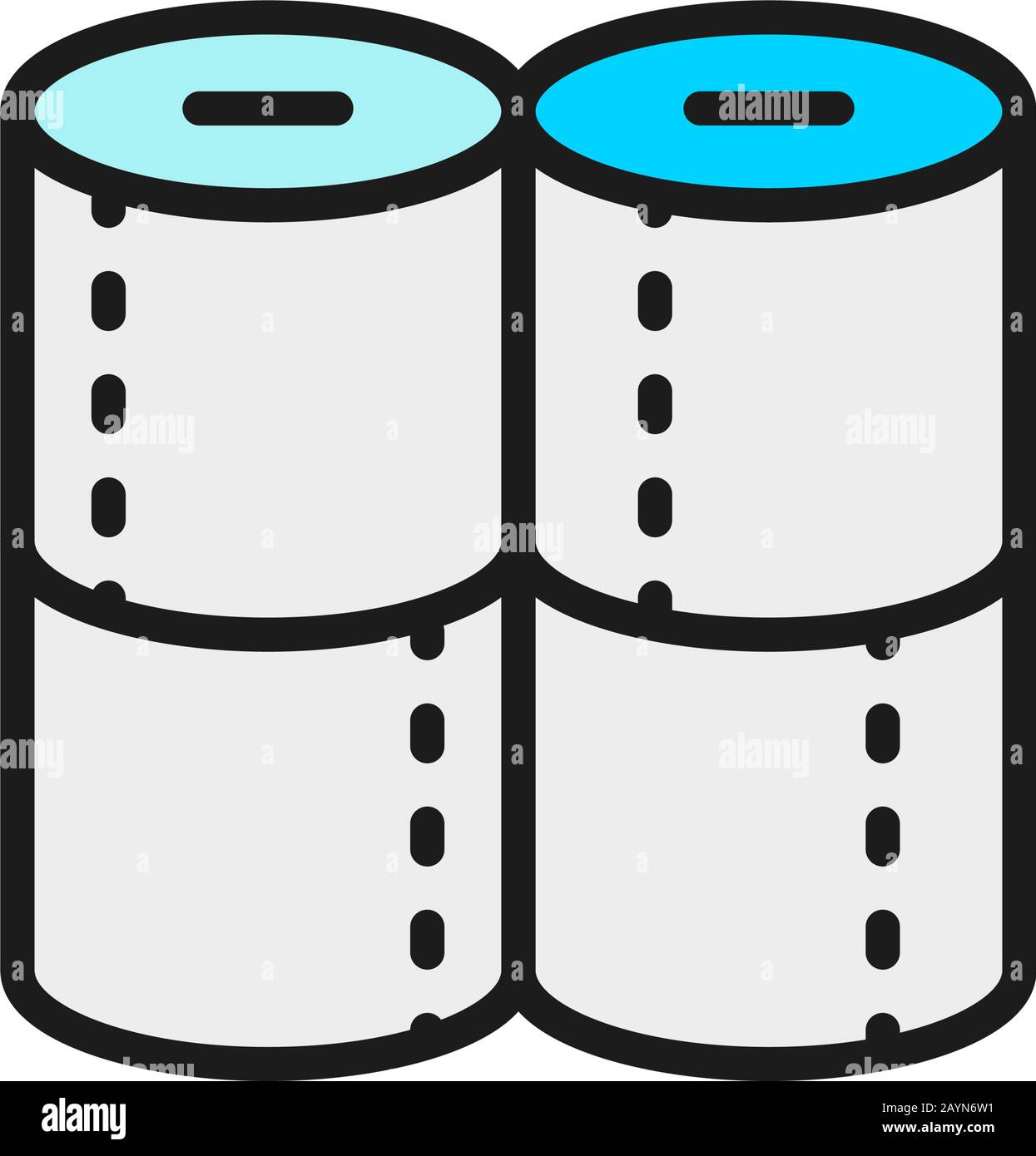 Toilet paper rolls kitchen Cut Out Stock Images & Pictures - Alamy