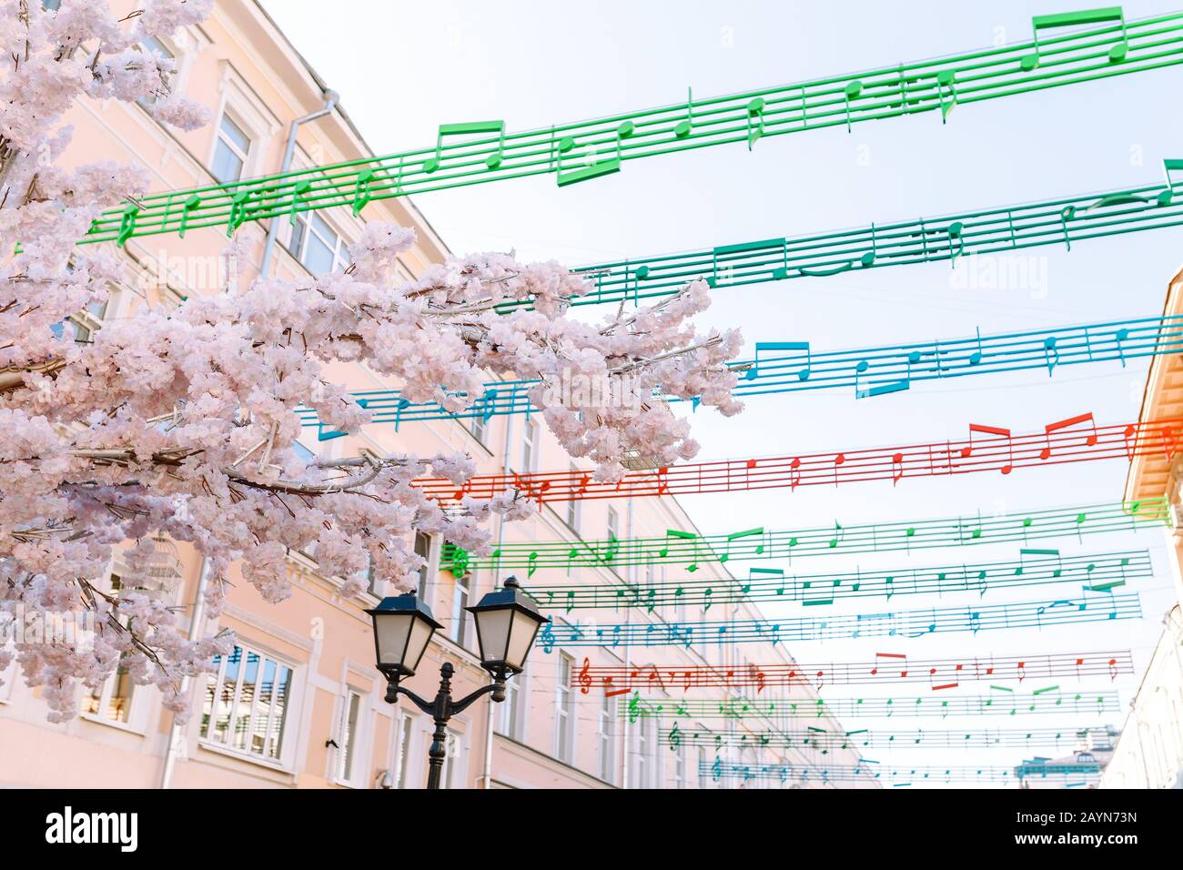 Musical note flower hi-res stock photography and images - Alamy